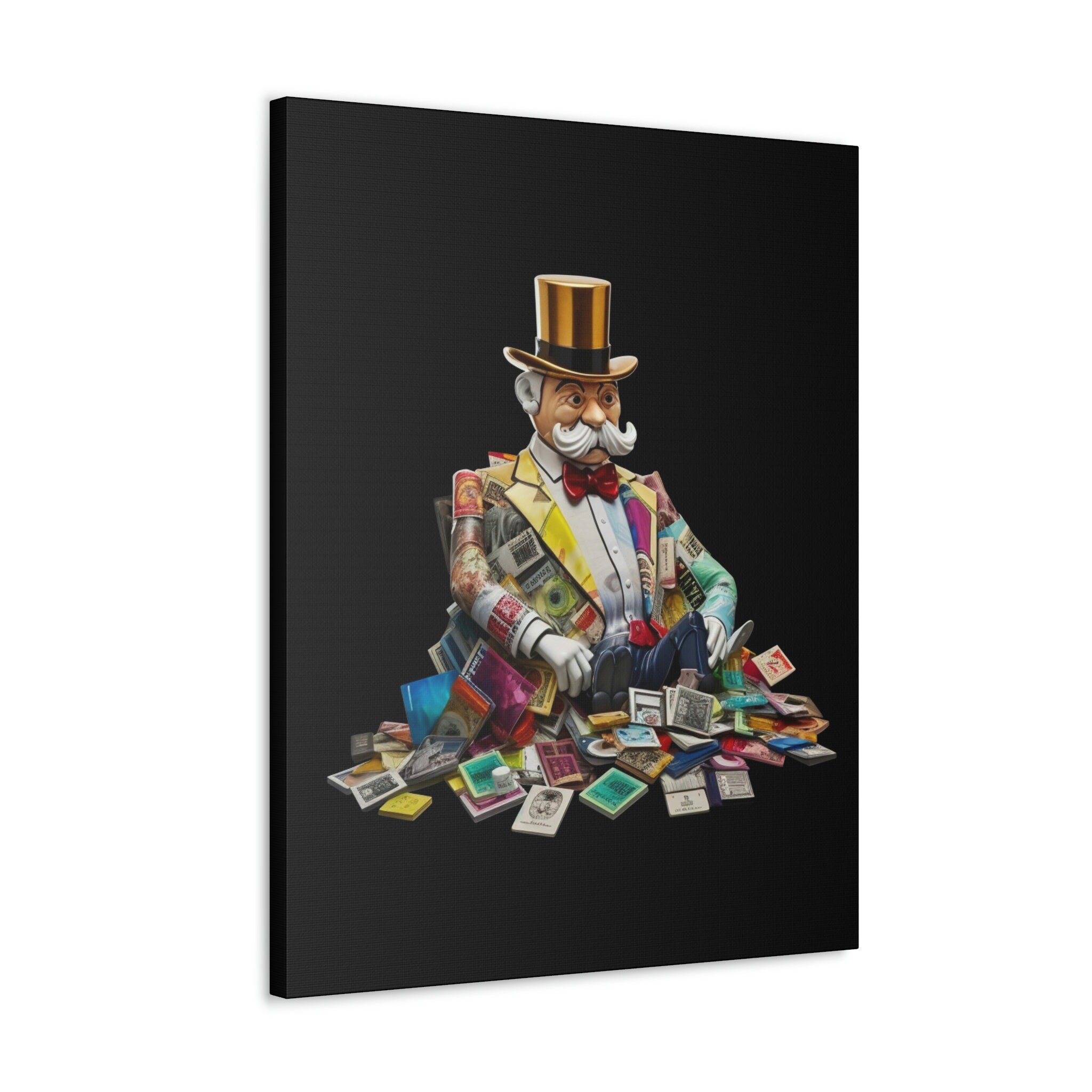 Abstract Art | Money Art | Monopoly Art | Money Canvas | Monopoly ...