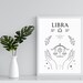 Libra Star Sign Instant Download Print, Zodiac Art Printable, Spiritual ...
