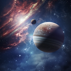 Cosmic Wonders: Celestial Digital Prints-4 Pack of Planetary Designs - Etsy