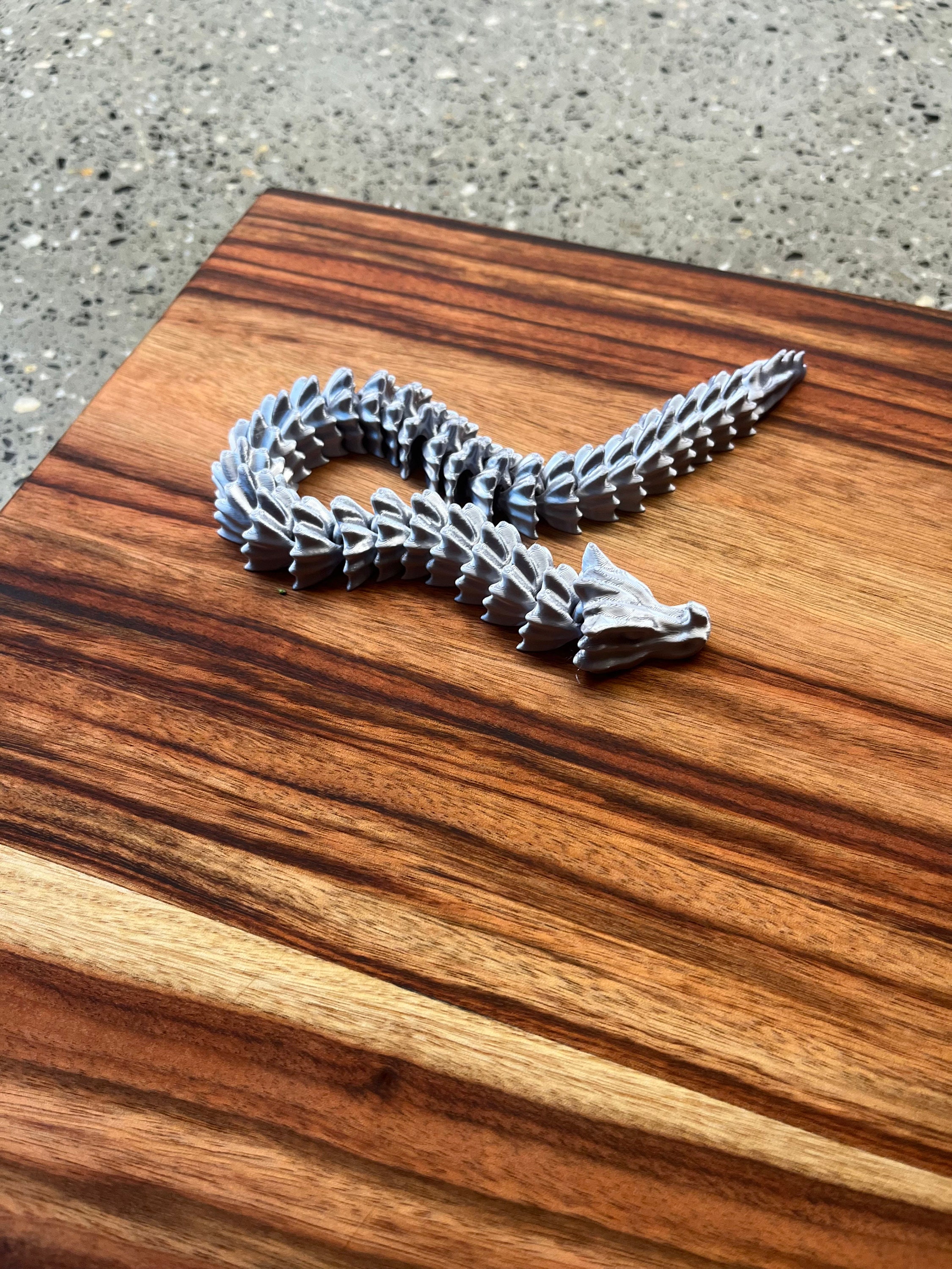 Articulated Bone Dragon - 3D Printed Flexible Fidget Toy - Tiktok ...