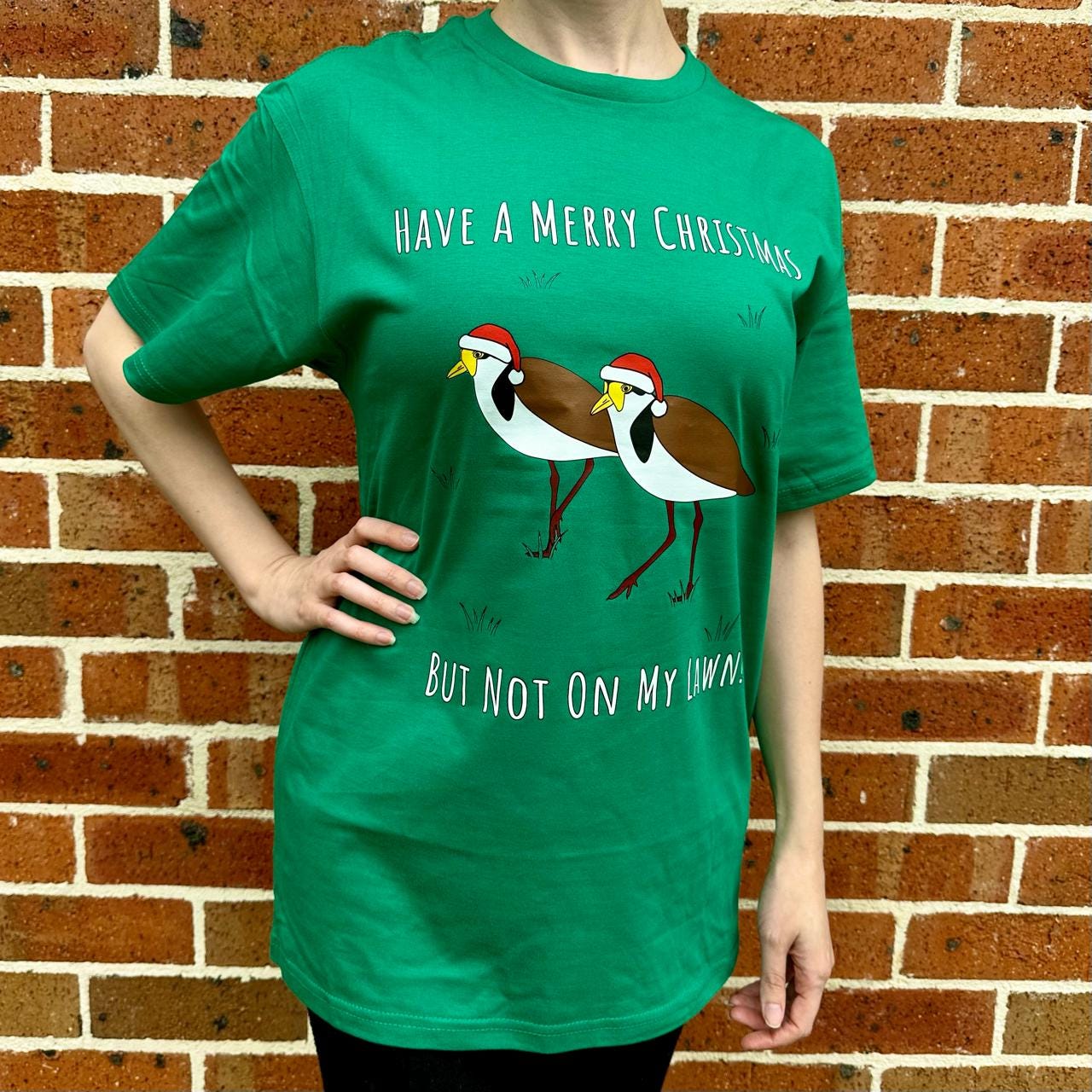 Funny Masked Lapwing Christmas Tshirt for Australian Plover Bird Lovers ...