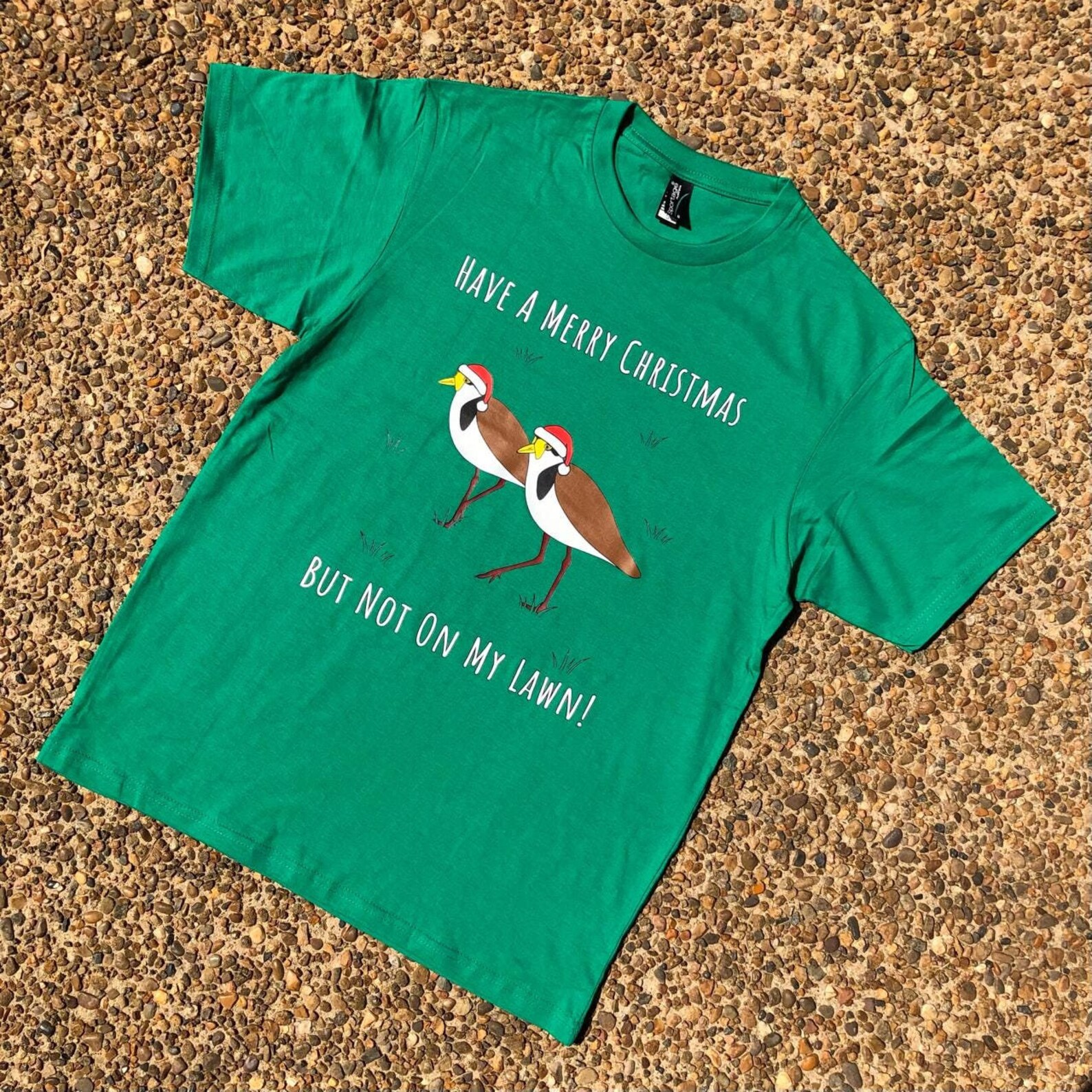 Funny Masked Lapwing Christmas Tshirt for Australian Plover Bird Lovers ...
