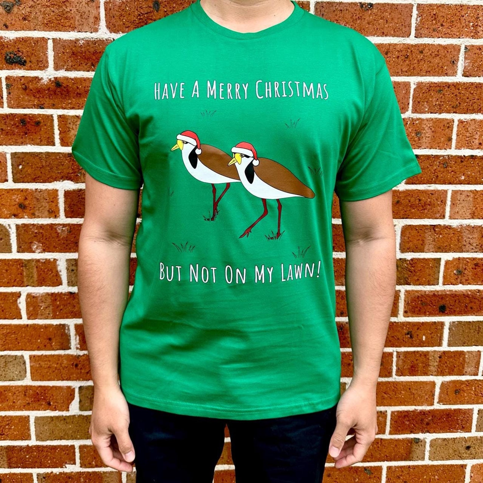 Funny Masked Lapwing Christmas Tshirt for Australian Plover Bird Lovers ...