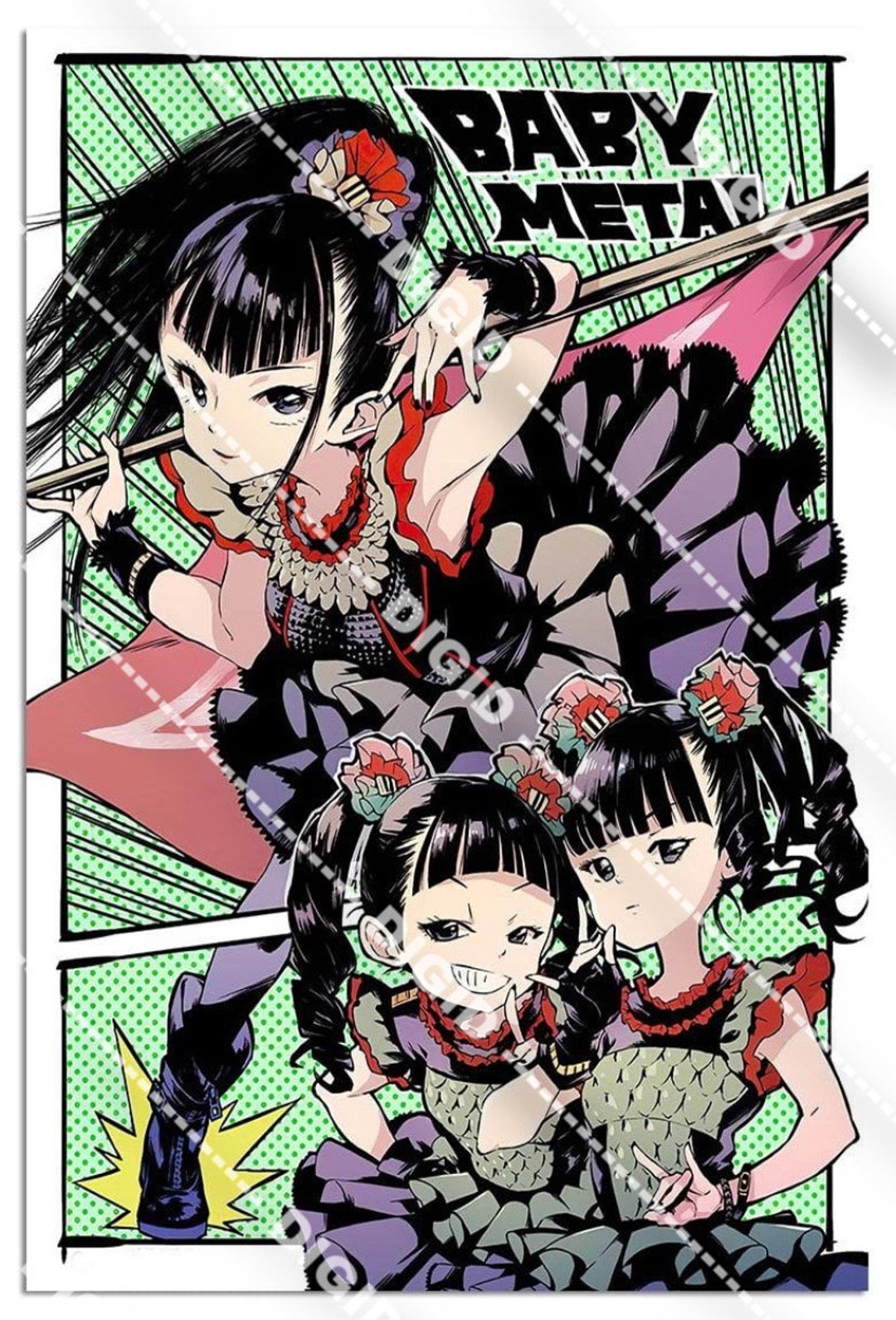 Baby Meta Manga Poster for Download - Etsy