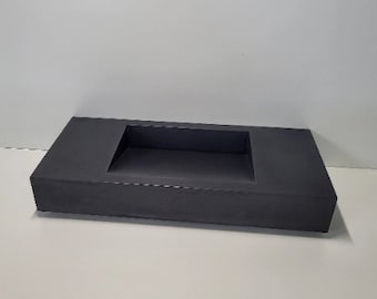 Concrete Bathroom Sloped Sink/ Basin - Etsy UK