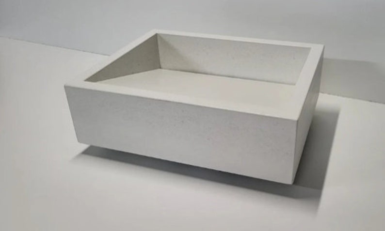 Concrete Bathroom Sloped Sink/ Basin - Etsy UK