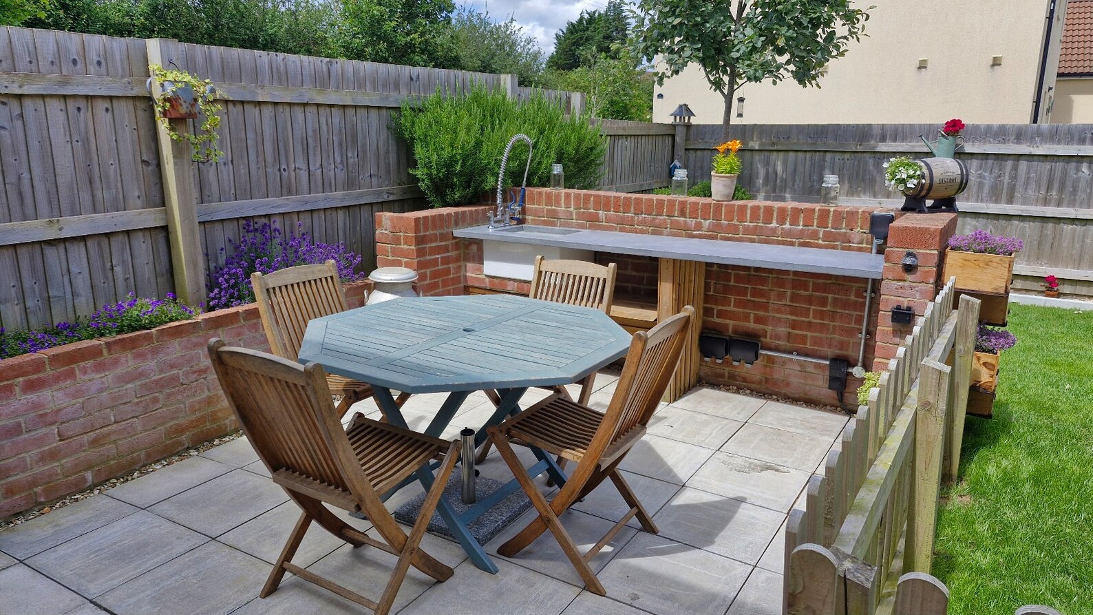 Concrete Rustic Style Garden Worktops/ Outdoor Worktops/ BBQ - Etsy UK