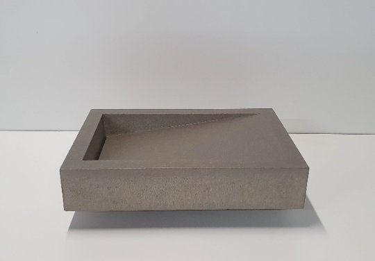 Concrete Bathroom Sloped Sink/ Basin - Etsy UK