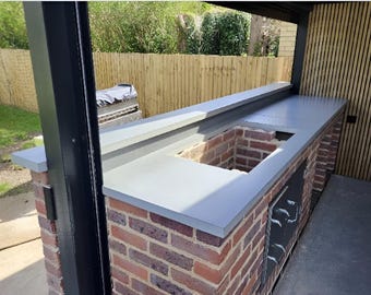 Concrete Garden Worktops/ Outdoor Worktops/ BBQ - Etsy UK