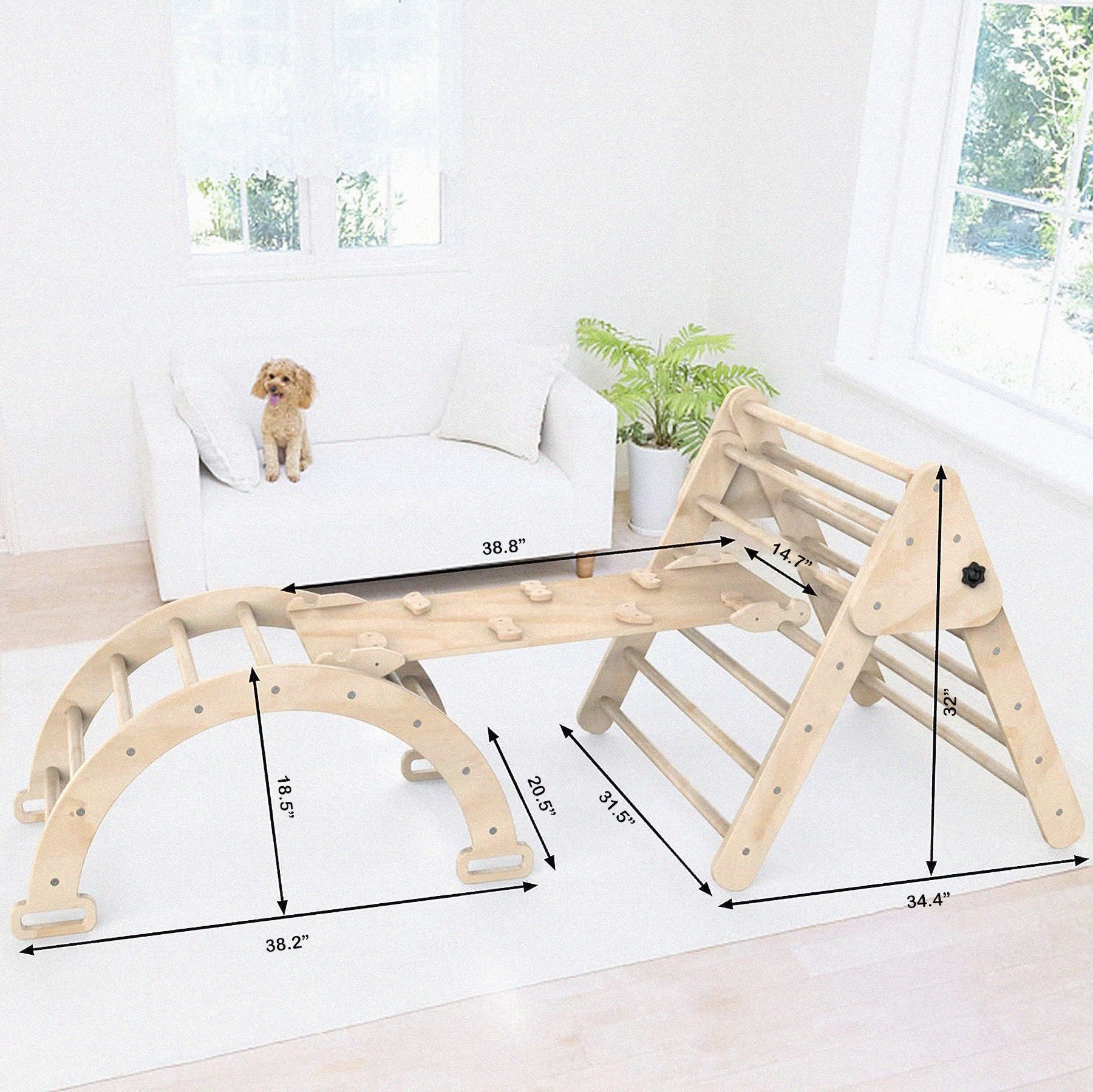 Montessori Arch, Montessori Climber, Pikler Triangle, Toddler Climber ...