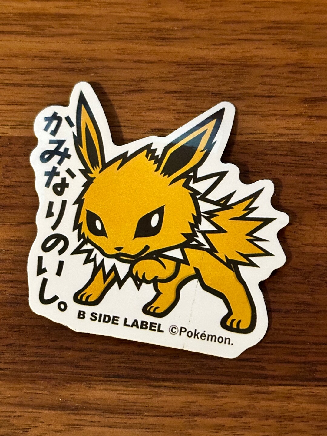 Pokemon Sticker | Jolteon Vinyl Decal Waterproof | Kawaii Japanese ...