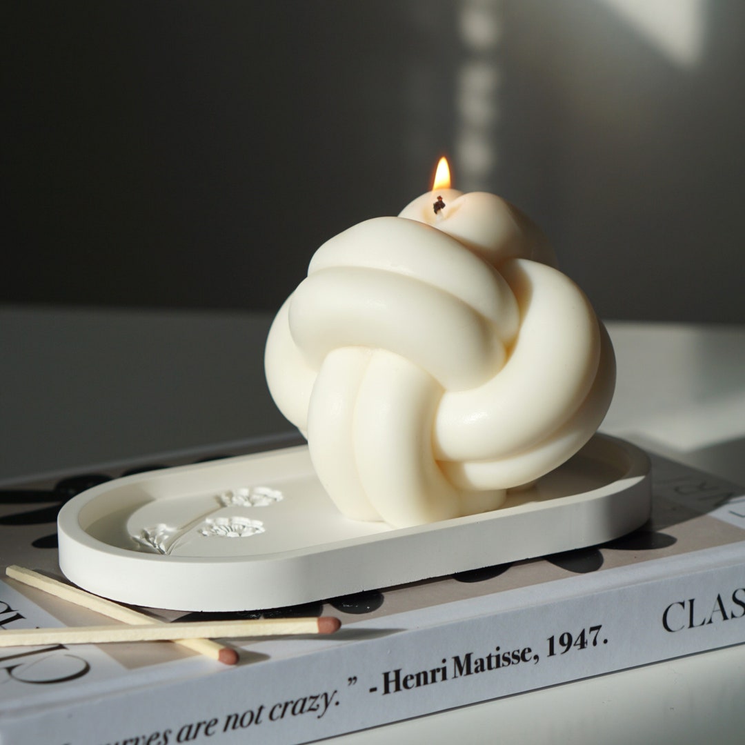 Large Knot Candle XXL Knot Candle - Etsy