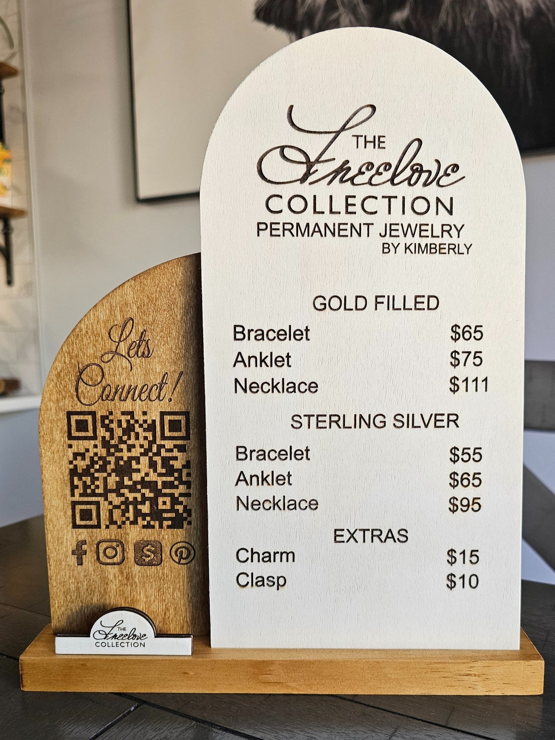 Branded Business Sign, Permanent Jewelry, Hair Salon, Tattoo Artist, Sm ...