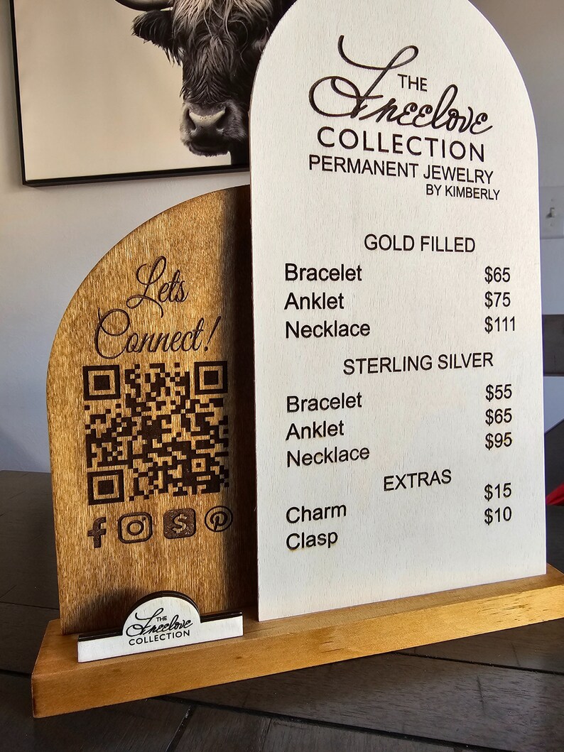 Branded Business Sign, Permanent Jewelry, Hair Salon, Tattoo Artist, Sm ...