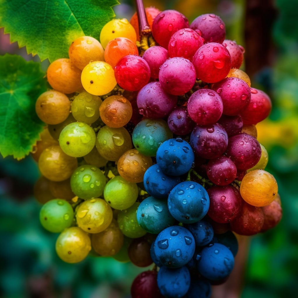 Rainbow Grapes