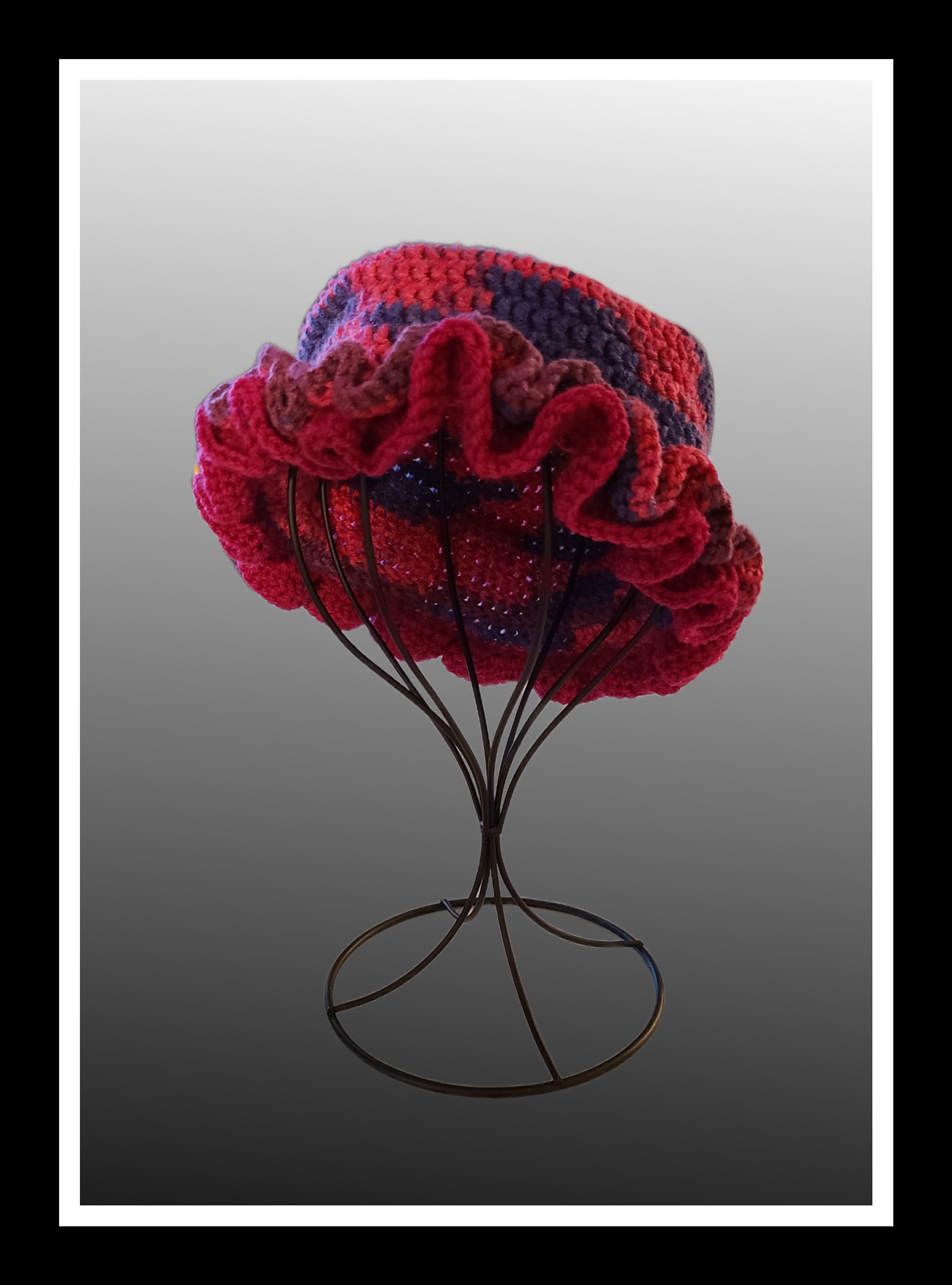 CROCHET PATTERN for Prideful Ruffled Bucket Hat - Etsy
