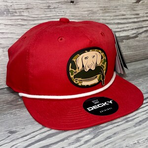 Wetland Wingman 3D Snapback Duck Hunting Rope Hat Red/ White - Etsy