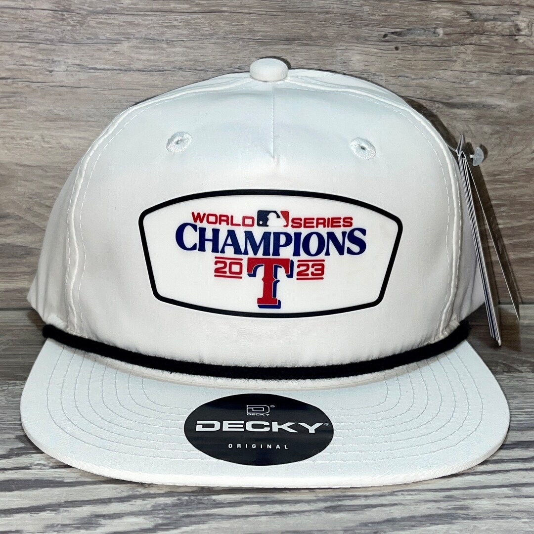 Texas Rangers 2023 World Series Champions Snapback Rope Hat - Etsy