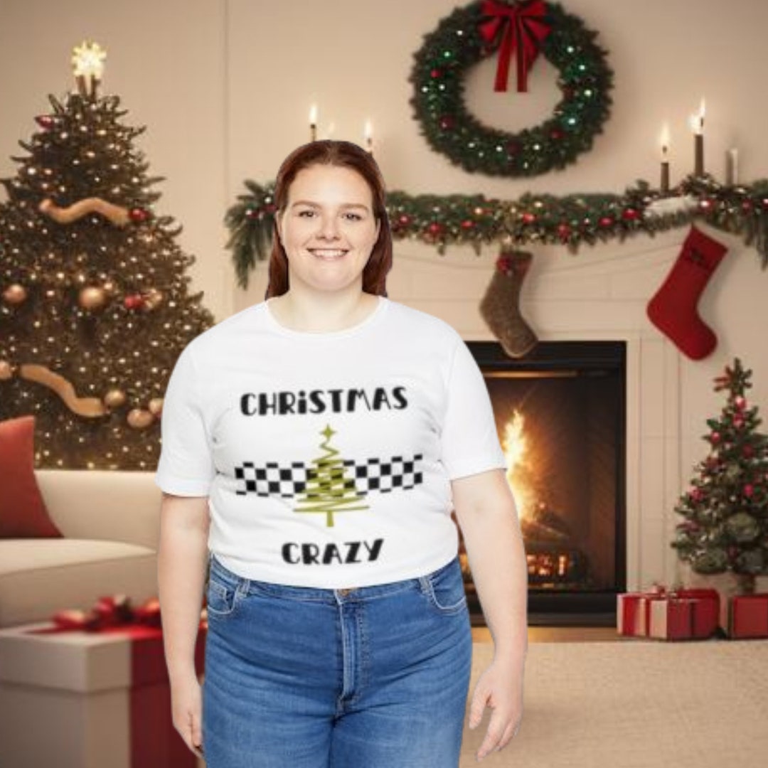 Christmas Crazy Funny Cute Christmas Holiday Checker - Etsy