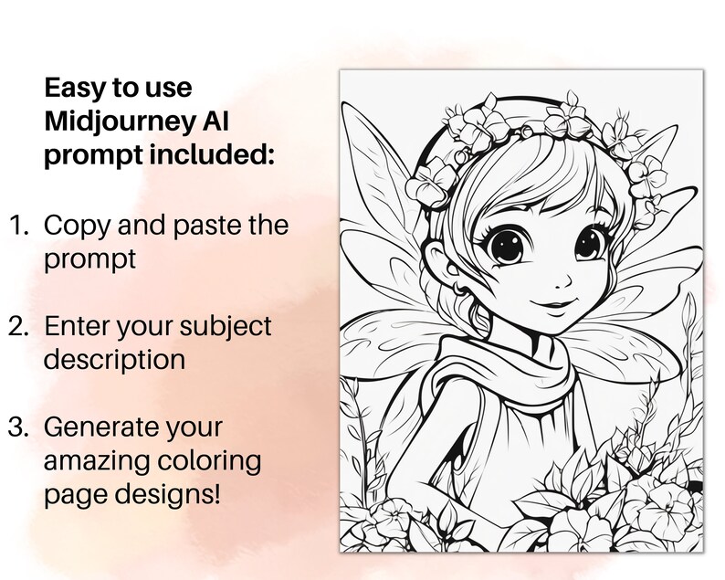 Midjourney Prompt Affirmation Coloring Book Pages for Kids - Etsy