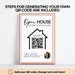 Open House Feedback QR Code, QR Code Sign Template, Printable Sign for ...