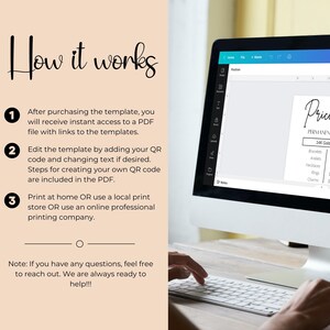 Permanent Jewelry Sign, Price List Sign Template, Canva Scan to Pay ...