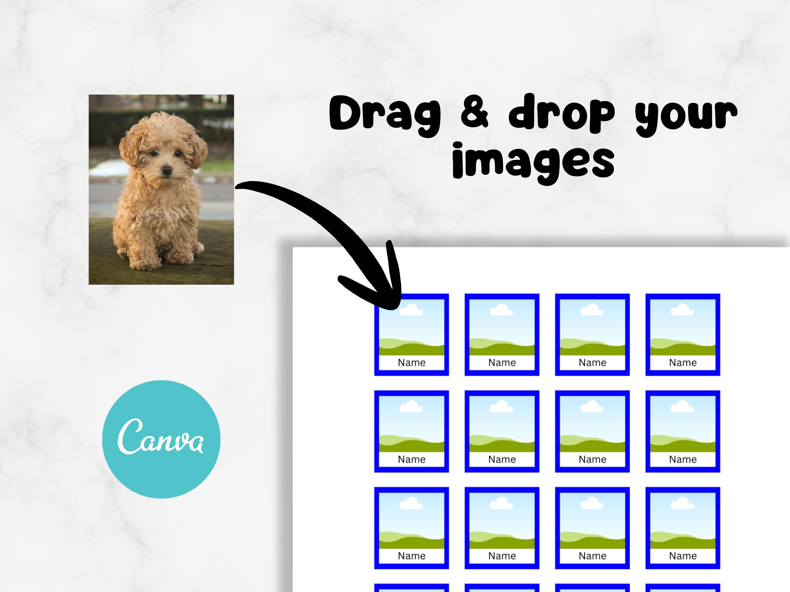 Guess Who Canva Template, Custom Card Game Template, DIY Printable ...