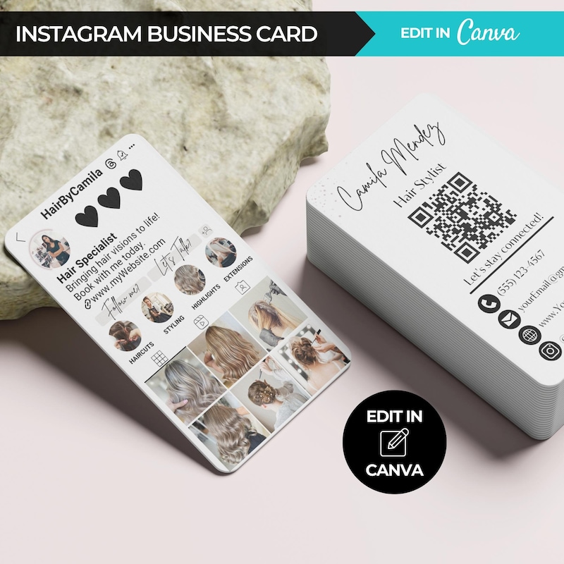 Influencer Business Cards - Etsy
