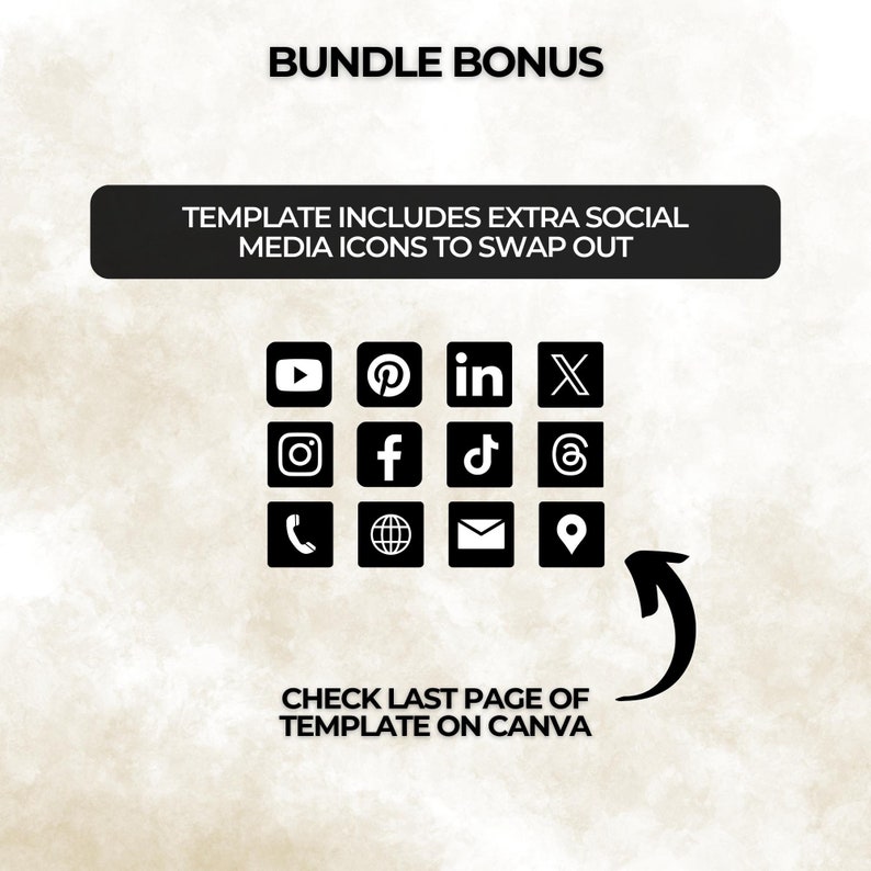 QR Code Sign Bundle Social Media Sign Template Custom - Etsy Australia