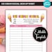 Ice Cream Social Sign up Sheet, Potluck Sign up Sheet, Printable Sign ...