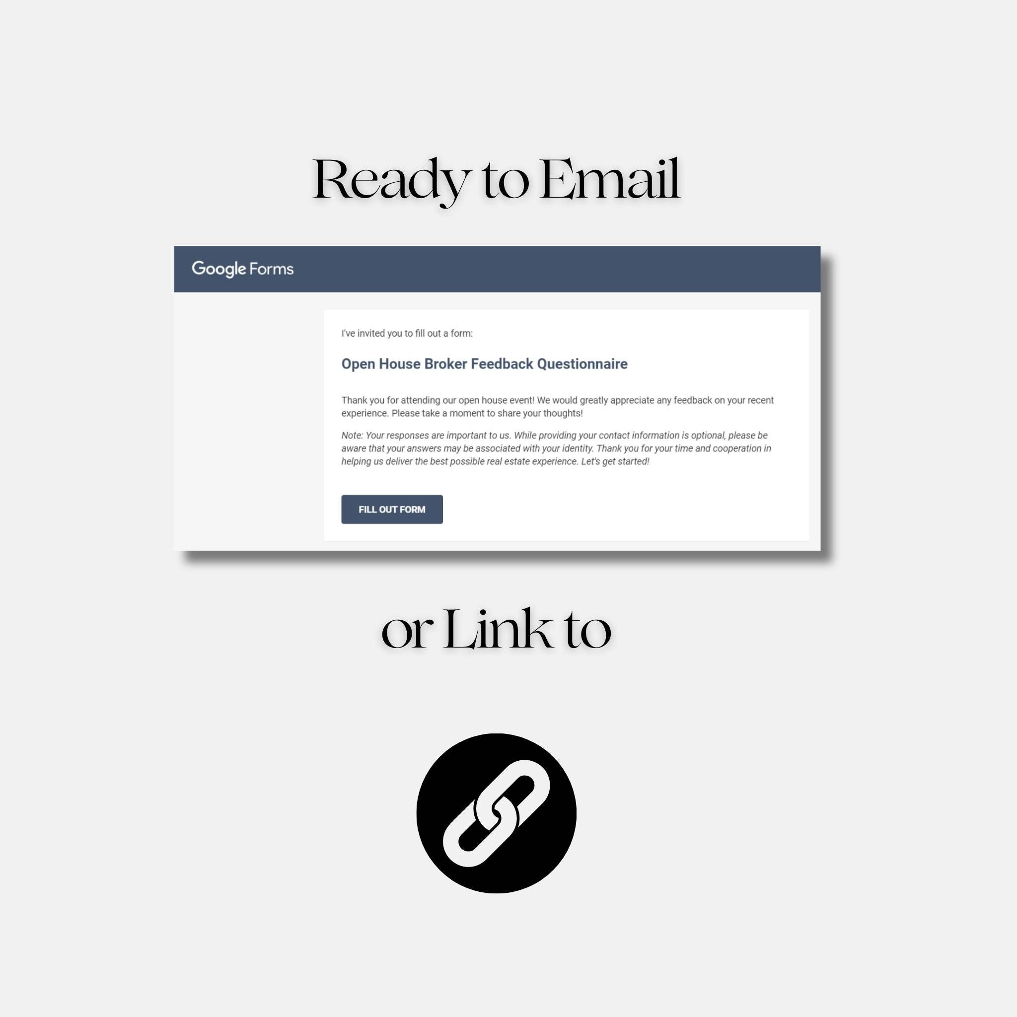 Google Forms Real Estate Broker Open House Feedback Questionnaire ...