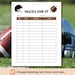 Pop Warner Gameday Snacks Sign up Sheet, Snack Sign up Sheet for ...