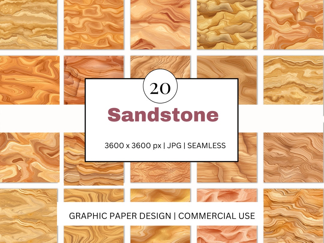 SEAMLESS Digital Paper - Sandstone - 20 Designs - - Print on Demand ...