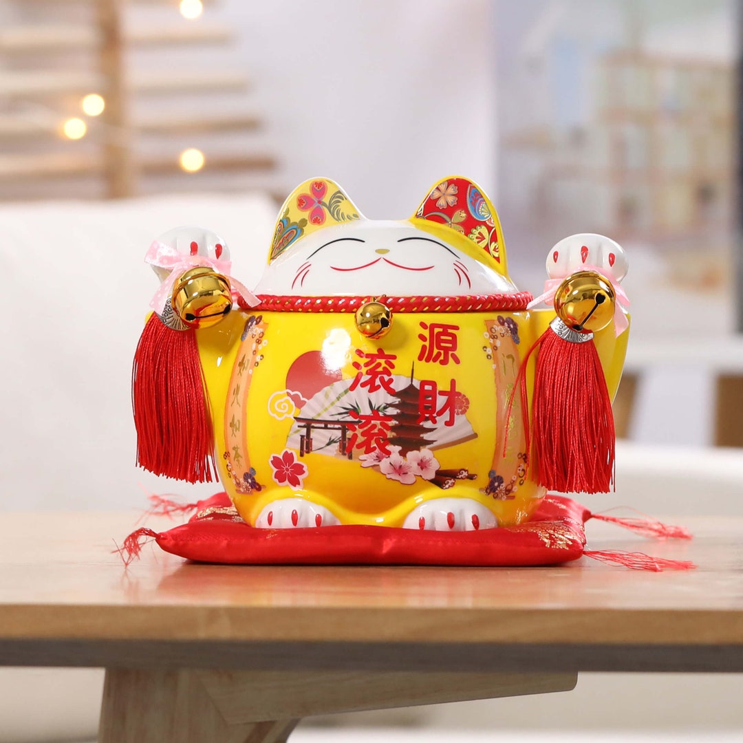 Lucky Cat, Fortune Cats, Moving House Welcome Gift, Gifts for Friends ...