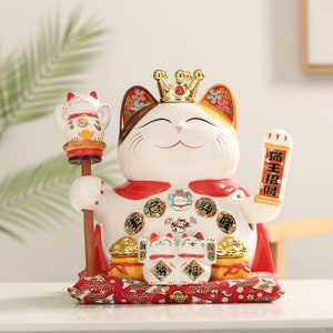 Waving Arm Cat, Fortune Lucky, House Warming Gift, Beckoning Cat ...