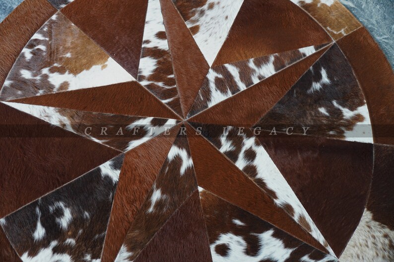 Handcrafted Cowhide Rug 100% Natural Cow Skin Rug Home Décor Leather ...