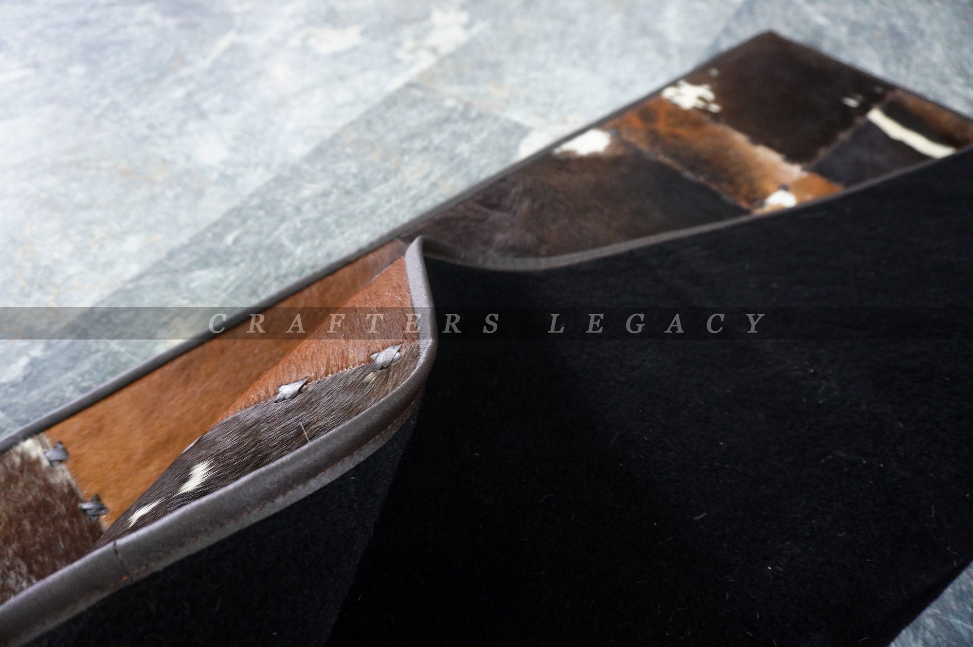 Handcrafted Cowhide Rug 100% Natural Cow Skin Rug Real Leather ...