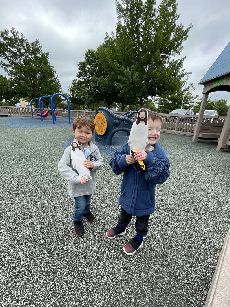 Jesus Plush Doll Jesus Stuffie Christian Toy Bible Doll Baptism Gift ...