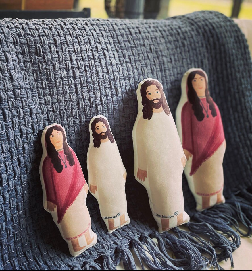 Jesus Plush Doll Jesus Stuffie Christian Toy Bible Doll Baptism Gift ...