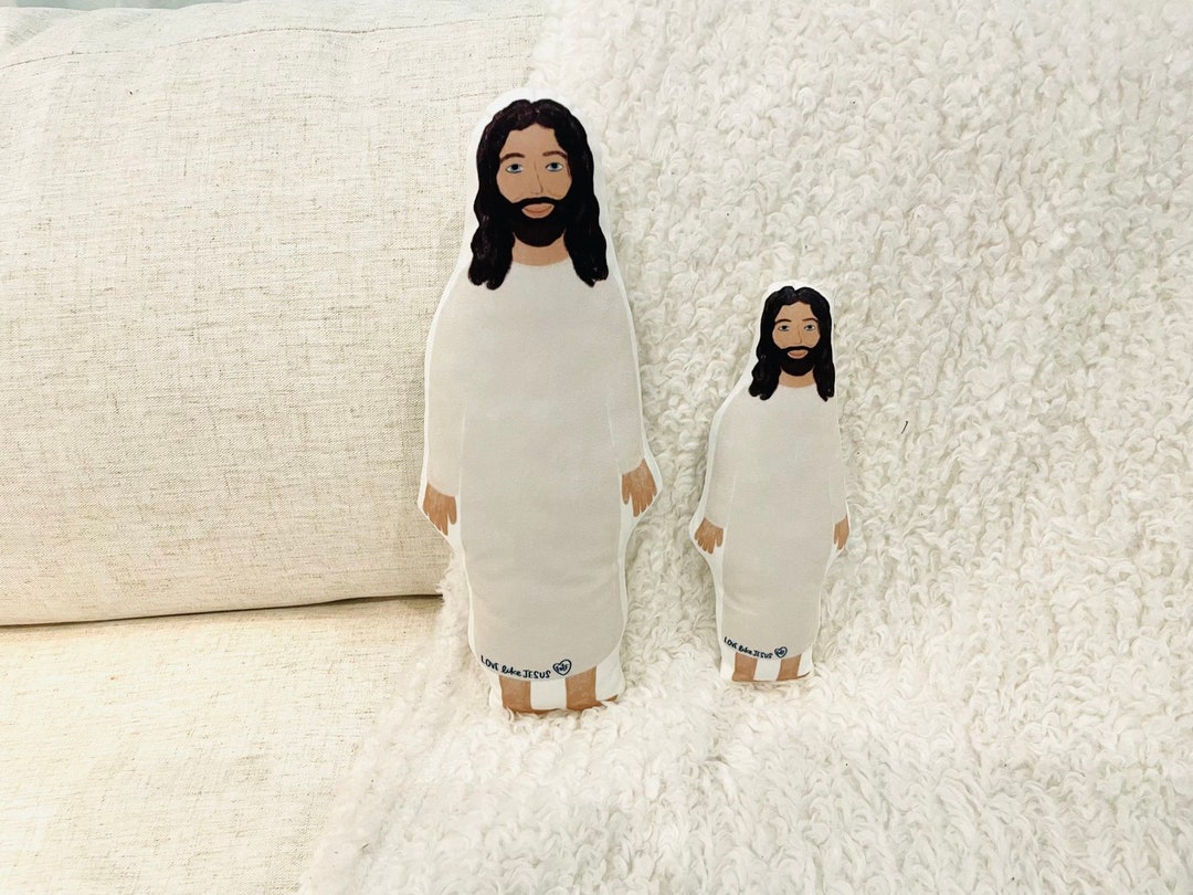 Jesus Plush Doll Jesus Stuffie Christian Toy Bible Doll Baptism Gift ...