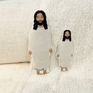 Jesus Plush Doll Jesus Stuffie Christian Toy Bible Doll Baptism Gift ...