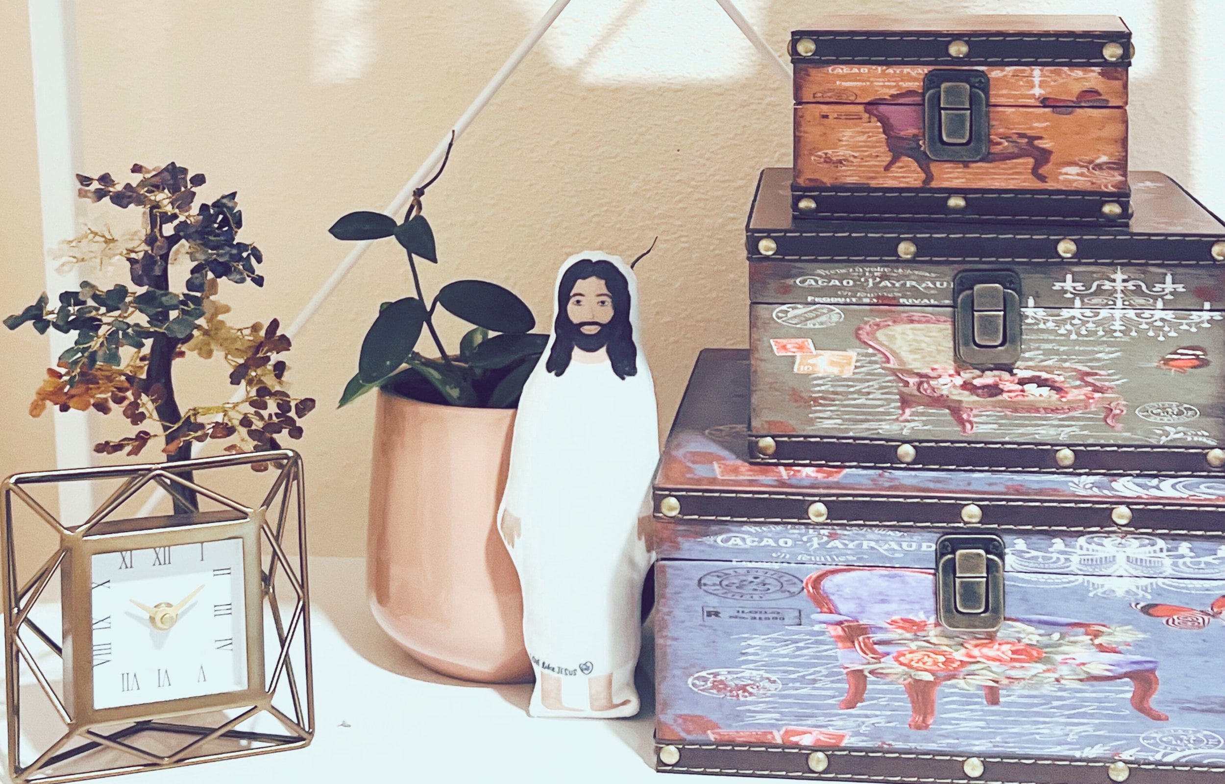 Jesus Plush Doll Jesus Stuffie Christian Toy Bible Doll Baptism Gift ...