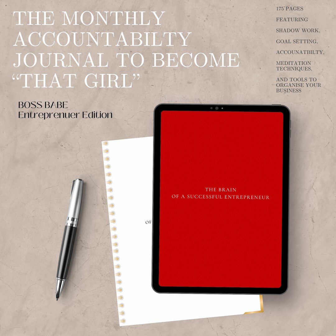 The Brain of A Successful Entrepreneur Productivity Digital Planner - Etsy