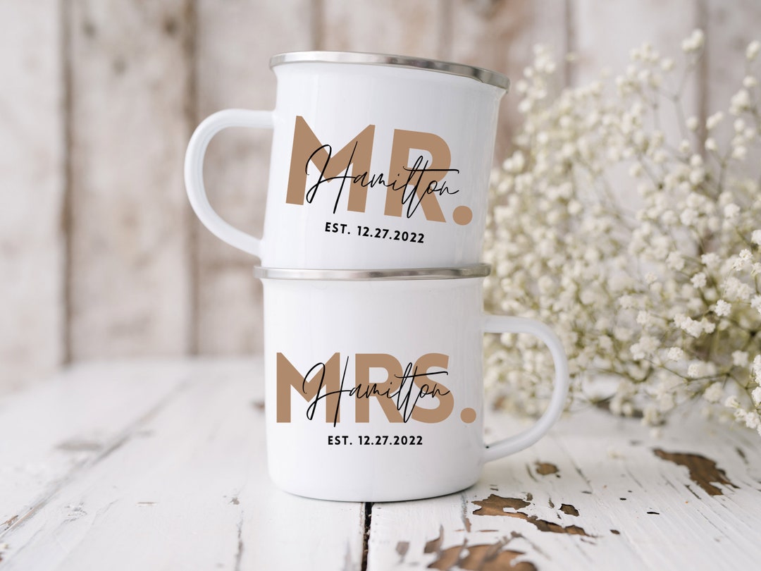 Personalized Couples Mugs Custom Couples Gift Wedding Gift Engagement ...