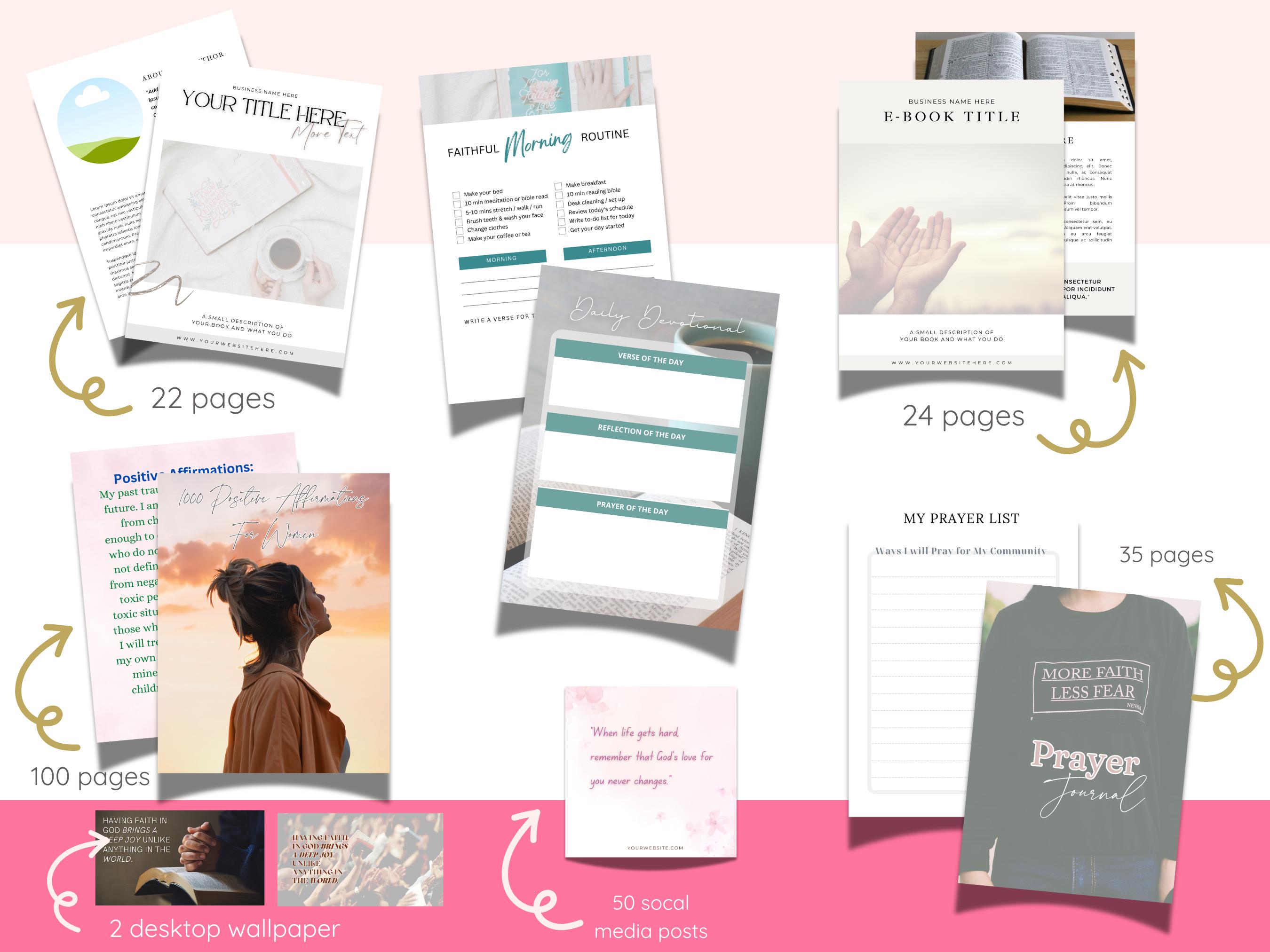 Faith Based PLR Bundle | Now Includes Planners and More! PLR - Resell ...