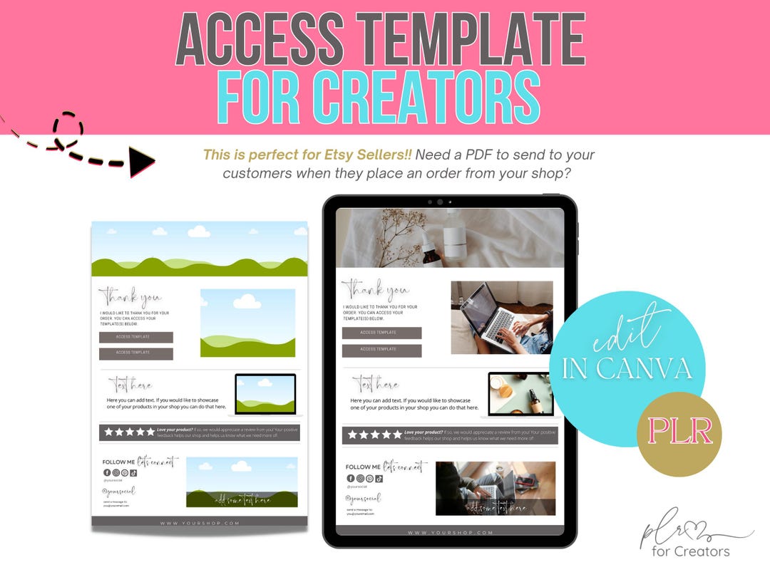 Canva Access File for Creators | Professionally Send Your Customers ...