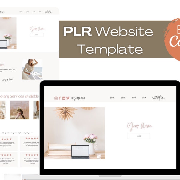 Squarespace Template Plr Etsy