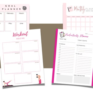 Productivity PLR Canva Template Bundle to Resell PLR PLR - Etsy