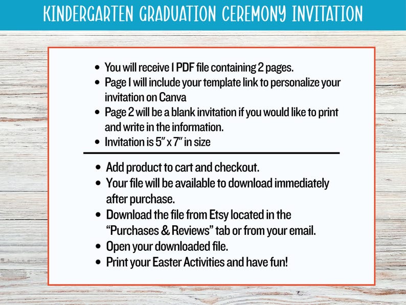 Bright Rainbow Kindergarten Graduation Invitation – Colorful & Fun ...