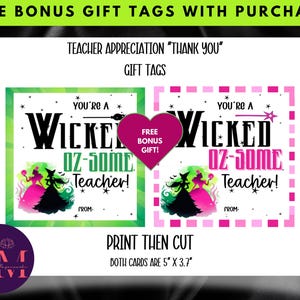 Teacher and Staff Appreciation Week Flyer, "wicked". Personalize on ...
